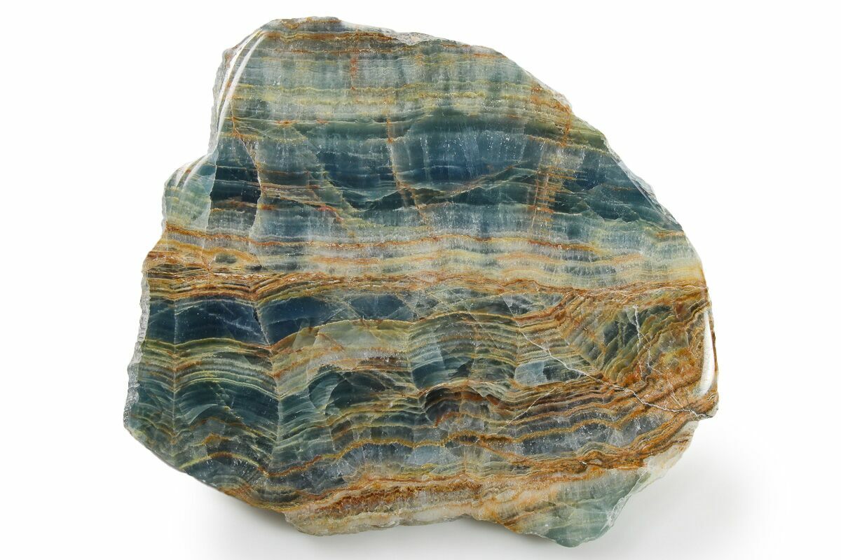 6.15" Polished Blue Calcite Slab - Argentina (#264358) For Sale ...