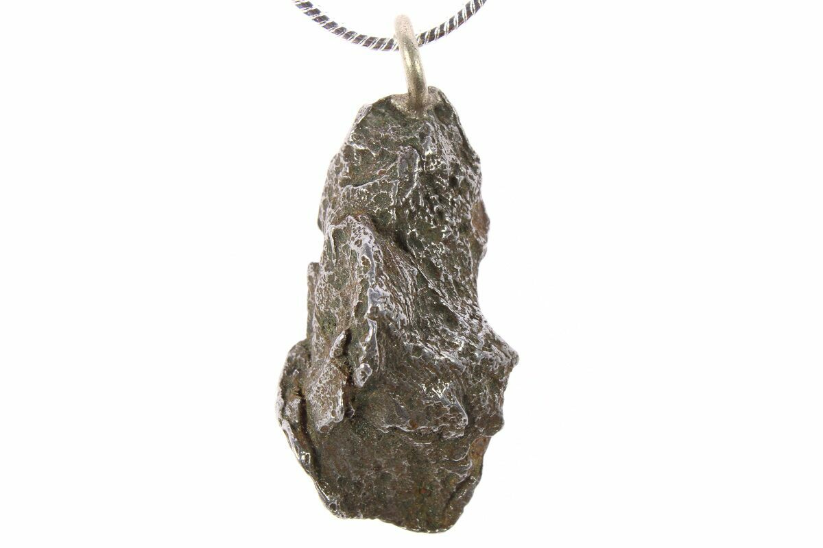 .9" Sikhote-Alin Iron Meteorite Pendant (Necklace) (#264409) For Sale ...