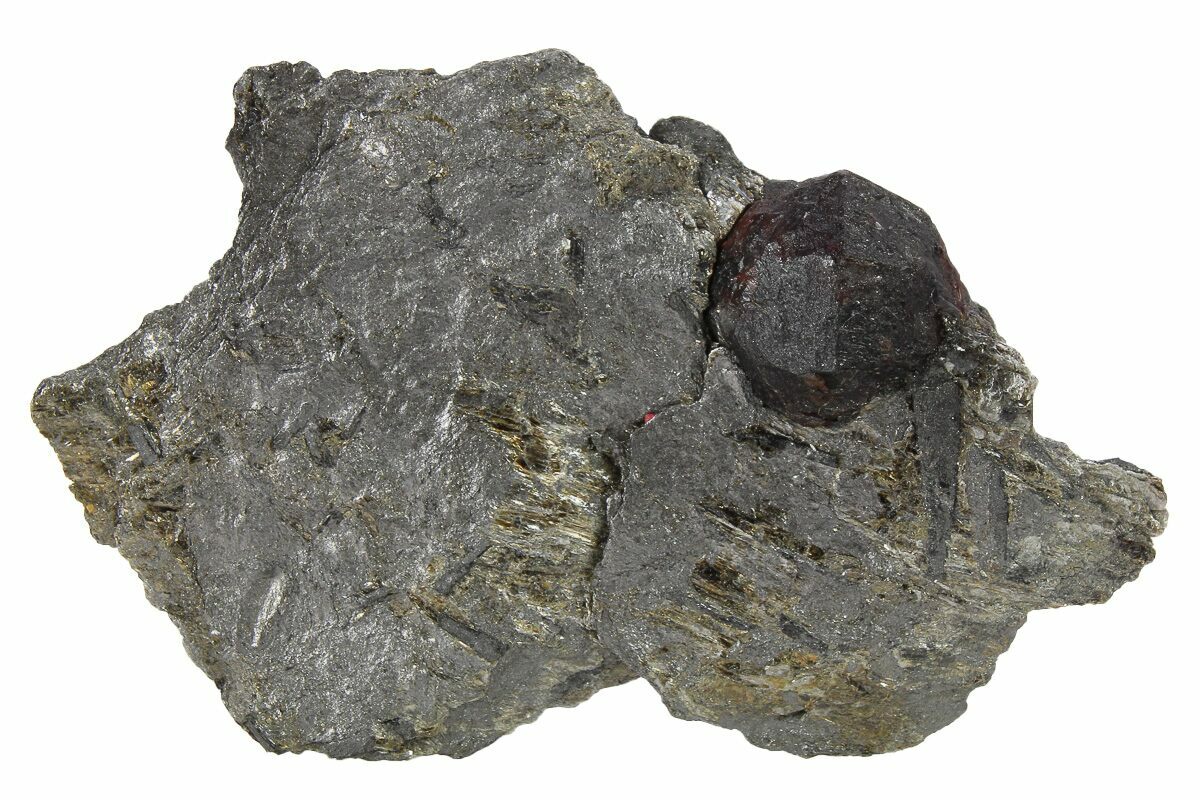 .48" Red Embers Garnet in Graphite - Massachusetts (#272766) For Sale ...