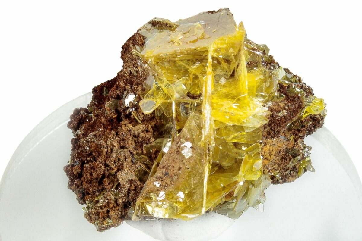1.1" Yellow Wulfenite Crystals - Lucin, Utah (#274920) For Sale ...