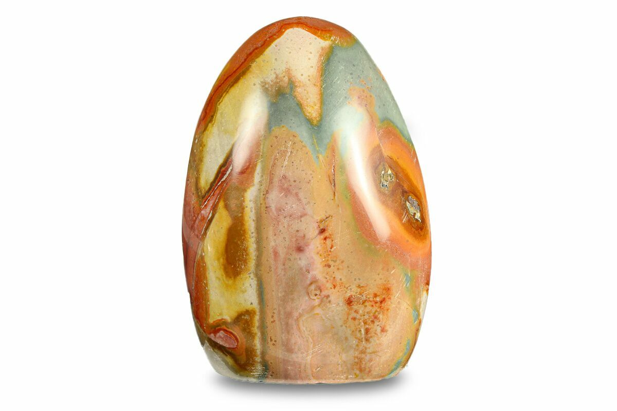 3.35" Free-Standing, Polished Polychrome Jasper - Madagascar (#280567 ...
