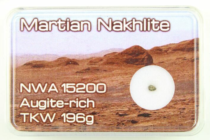 .09" Martian Nakhlite Meteorite Fragment - NWA 15200 (#285782) For Sale ...