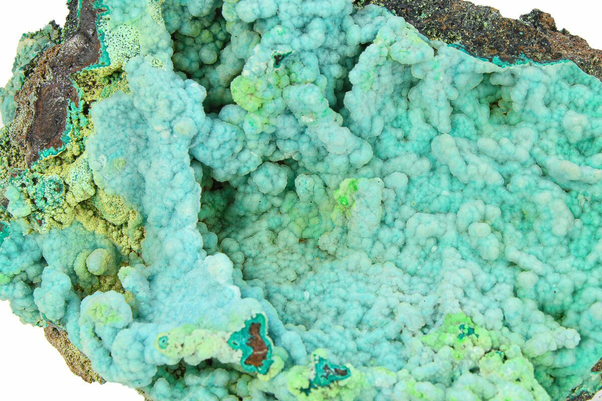 3.75" Striking Green Conichalcite on Chrysocolla - Namibia (#285064 ...