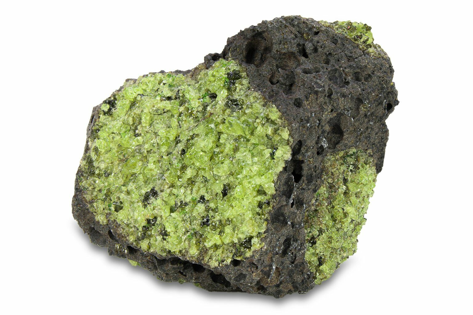 3.7" Peridot in Basalt - Arizona (#288289) For Sale - FossilEra.com