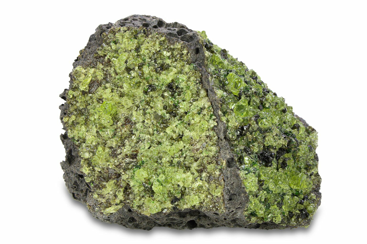 3.3" Peridot in Basalt - Arizona (#288293) For Sale - FossilEra.com