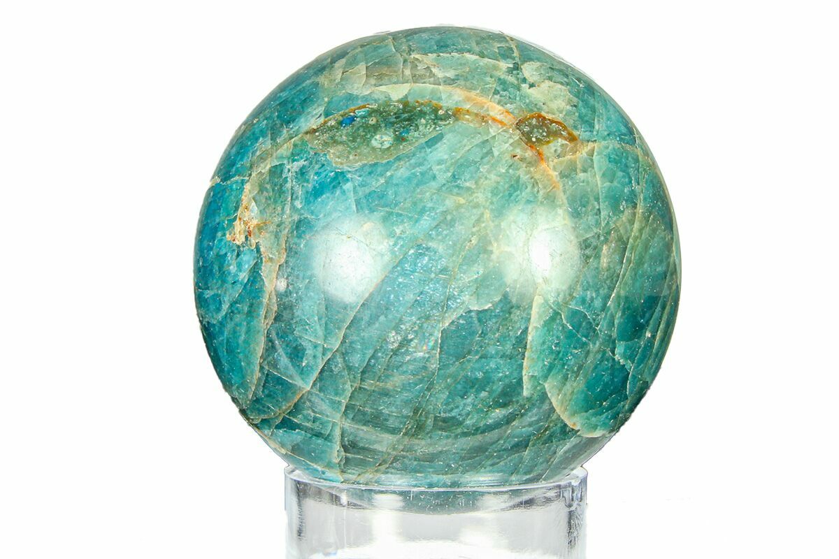 2" Bright Blue Apatite Sphere - Madagascar (#293558) For Sale ...