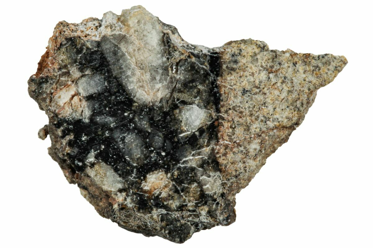 .57" Polished Lunar Meteorite (.31 g) Slice - Ajdabiya 001 (#301191 ...