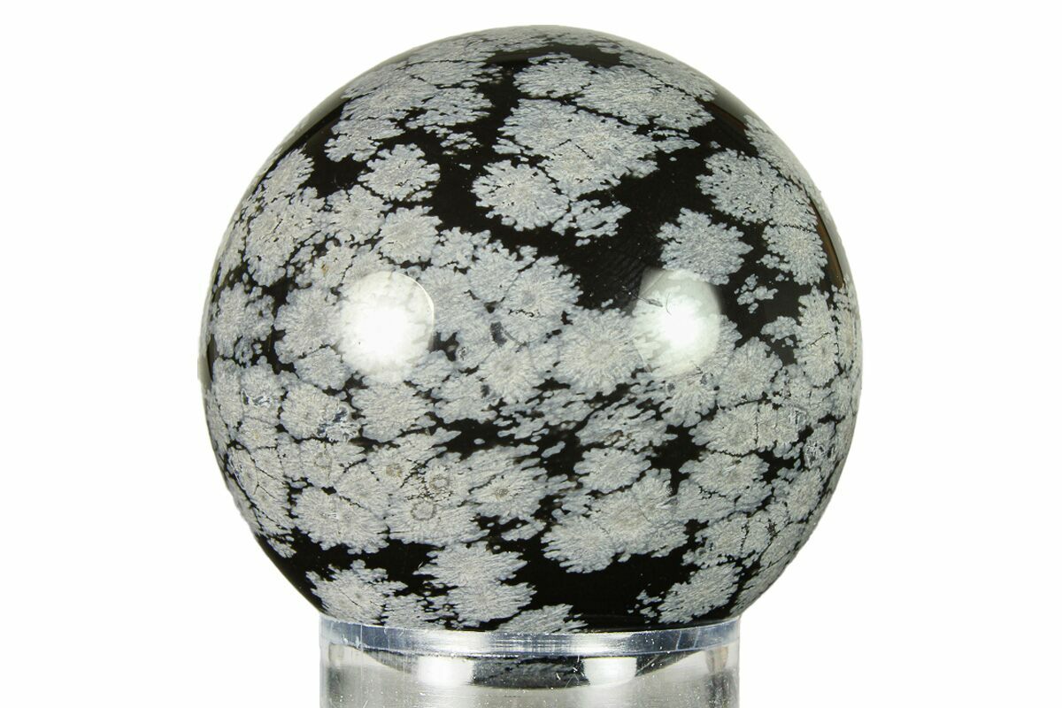 2" Polished Snowflake Obsidian Sphere - Utah (#301588) For Sale ...