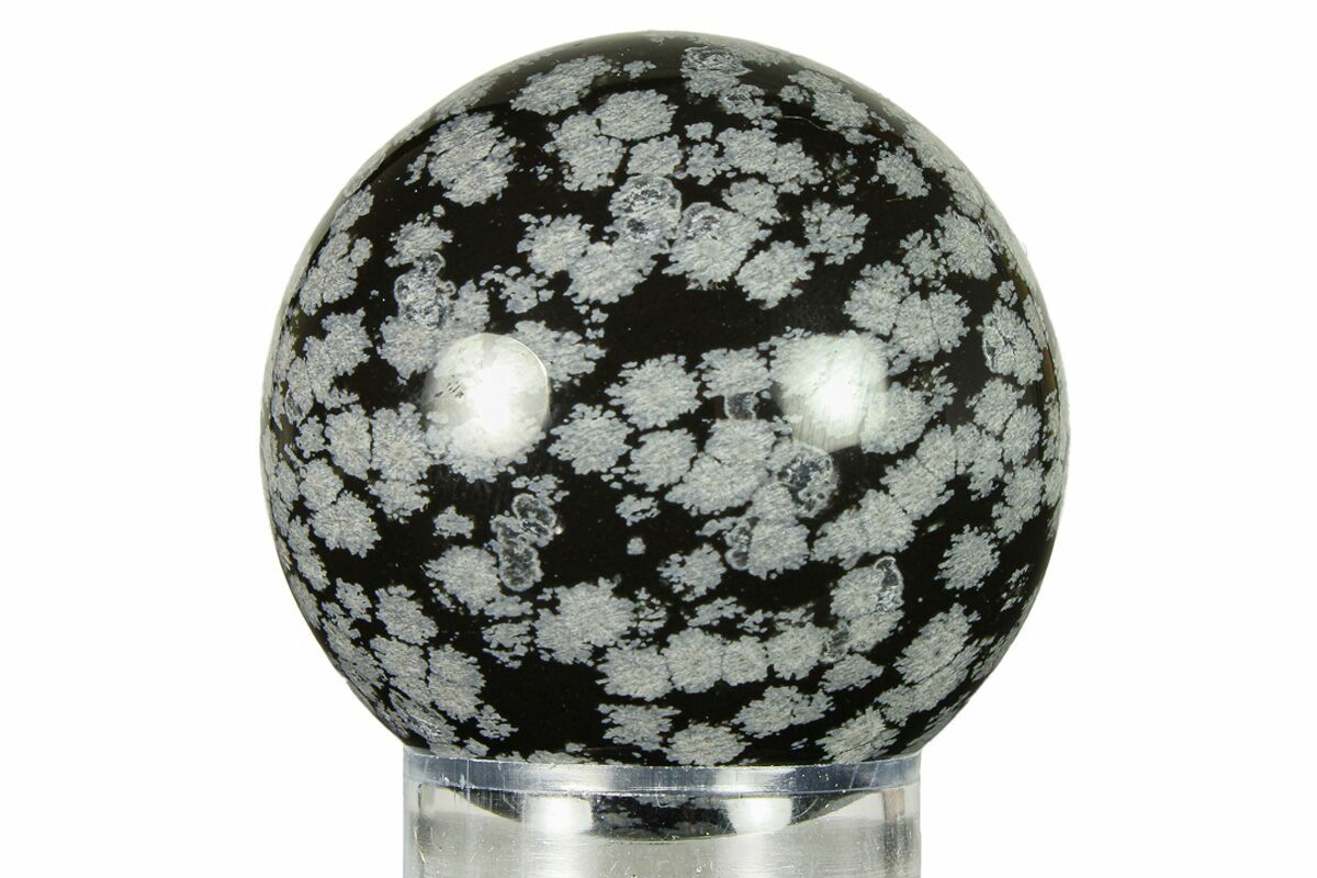 2" Polished Snowflake Obsidian Sphere - Utah (#301590) For Sale ...