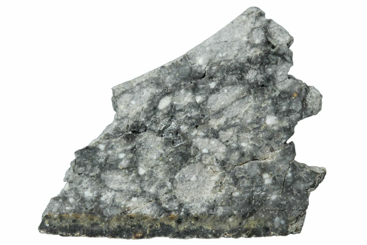 .82" Gadamis 004 "Apollo" Lunar Meteorite (1.68 g) Slice (#304329) For ...