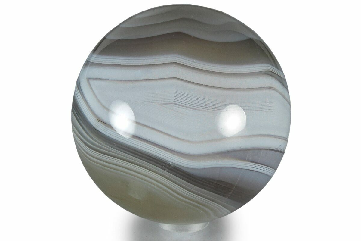 1.25" Polished Banded Brazilian Agate Sphere (#309186) For Sale ...