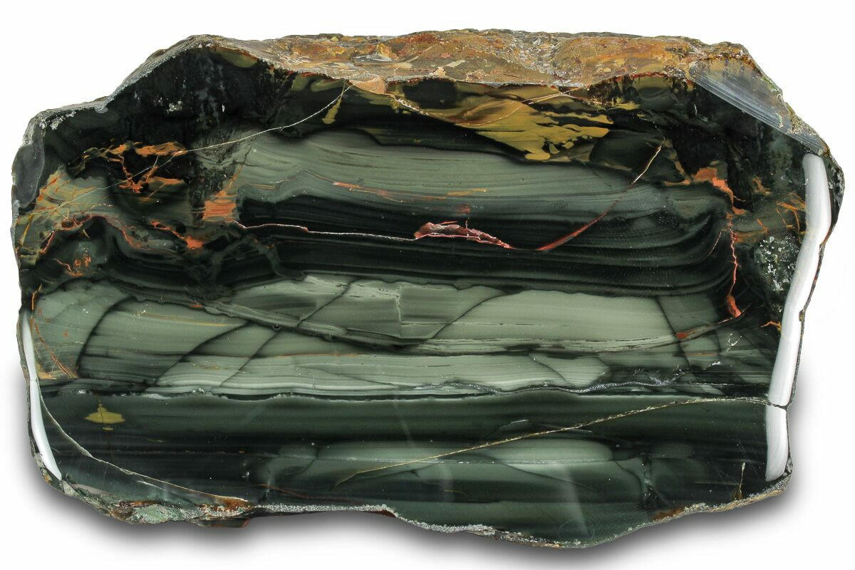 5" Polished Section of Blue Mountain Jasper - Oregon (#316129) For Sale ...