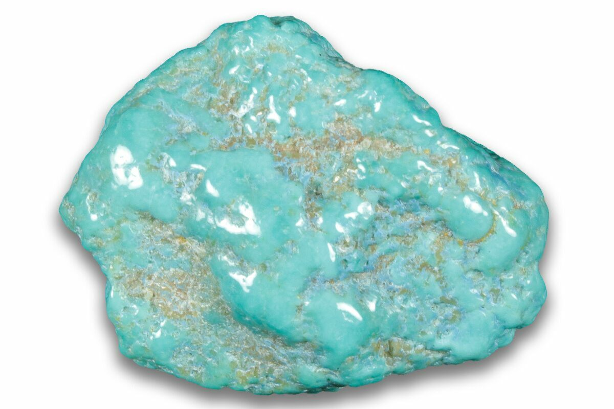 1.20" Polished Chilean Turquoise (10.1 grams) Nugget (#324101) For Sale ...