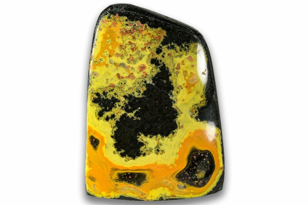 2.9" Very Vibrant, Free-Standing Polished Bumblebee Jasper (#324938 ...