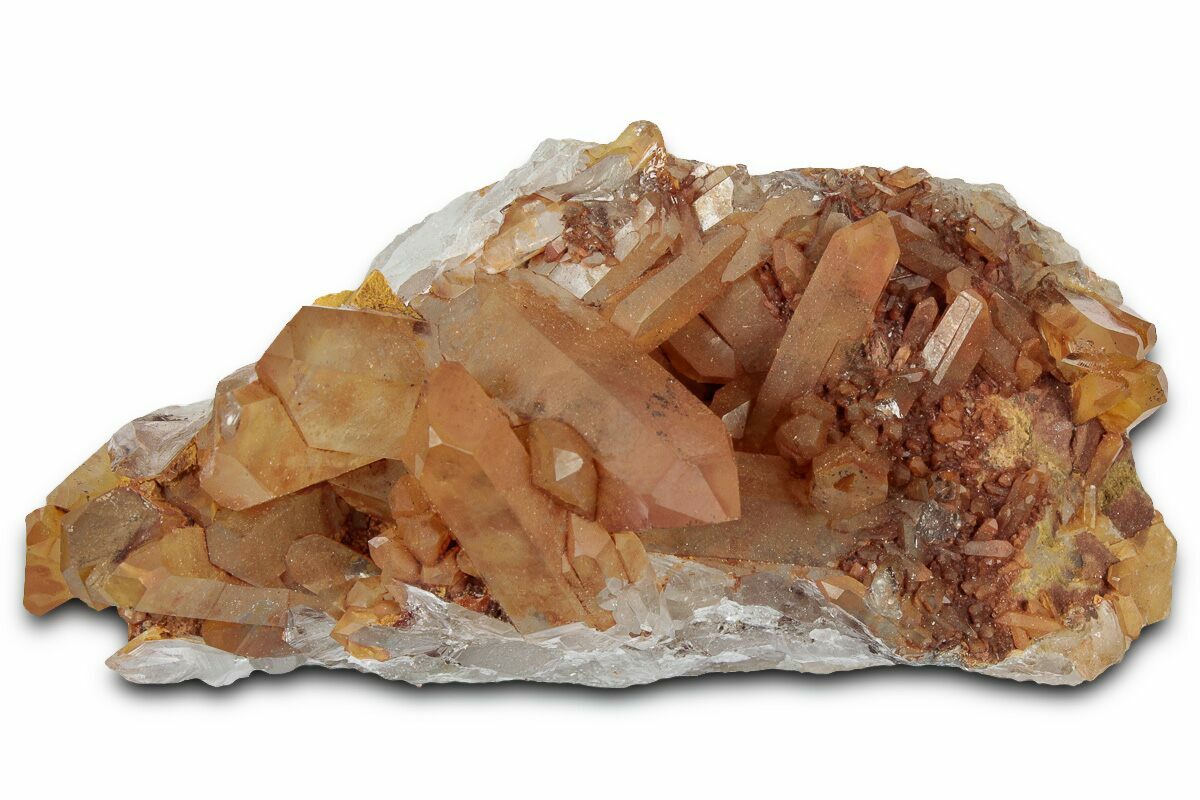 2.65" Tangerine Quartz Crystal Cluster - Brazil (#328906) For Sale ...