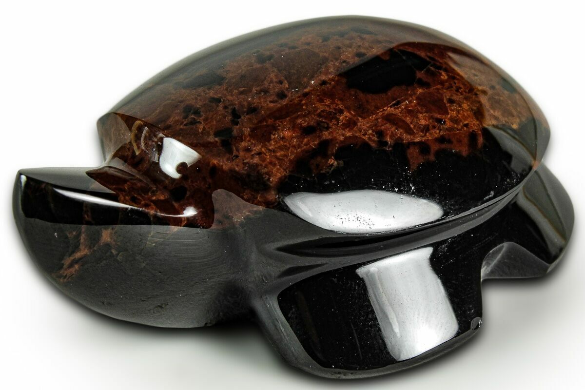 2.45" Polished Mahogany Obsidian Turtle - California (#331592) For Sale ...