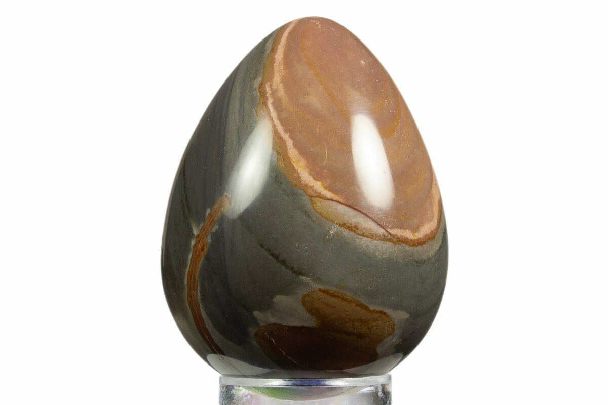 2.75" Polished Polychrome Jasper Egg - Madagascar (#331743) For Sale ...