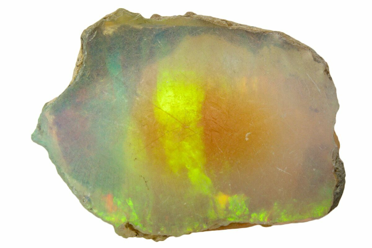 .92" Brilliant Precious Ethiopian Fire Opal (4 grams) (#333453) For ...