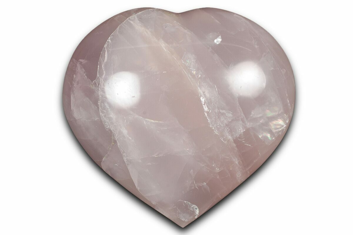 3.75" Polished Rose Quartz Heart - Madagascar (#333906) For Sale ...