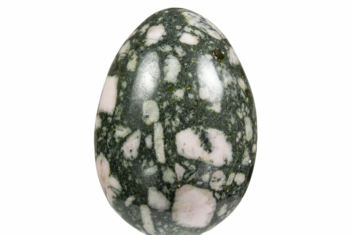 1.35" Polished Chinese Writing Rock Egg - Alaska (#334141) For Sale ...