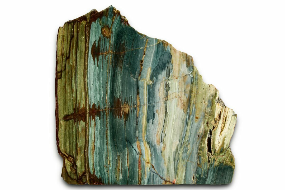 3.2" Free-Standing, Gary Green Jasper (Larsonite) Bog Wood - Oregon ...