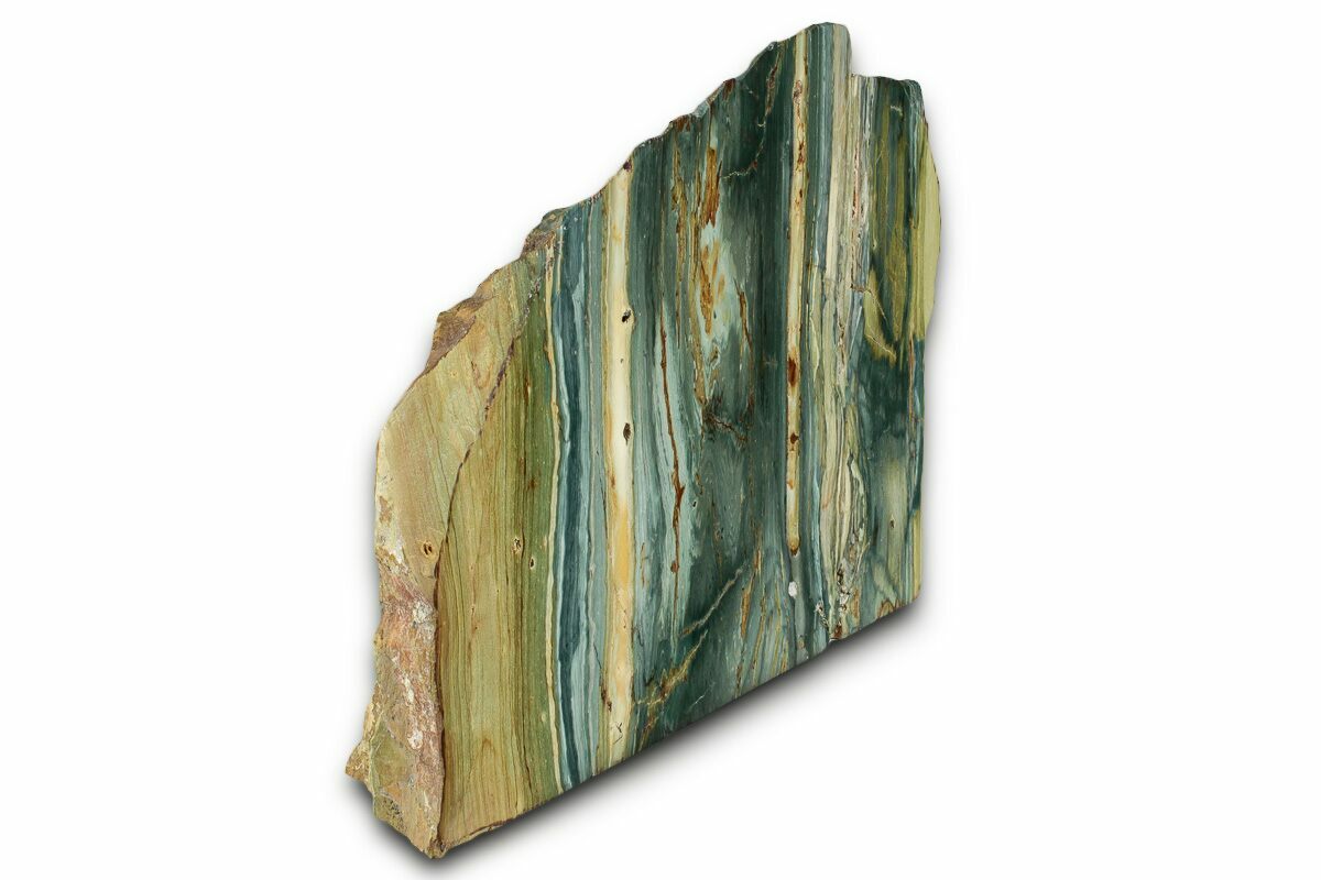7.75" Free-Standing, Gary Green Jasper (Larsonite) Bog Wood - Oregon ...