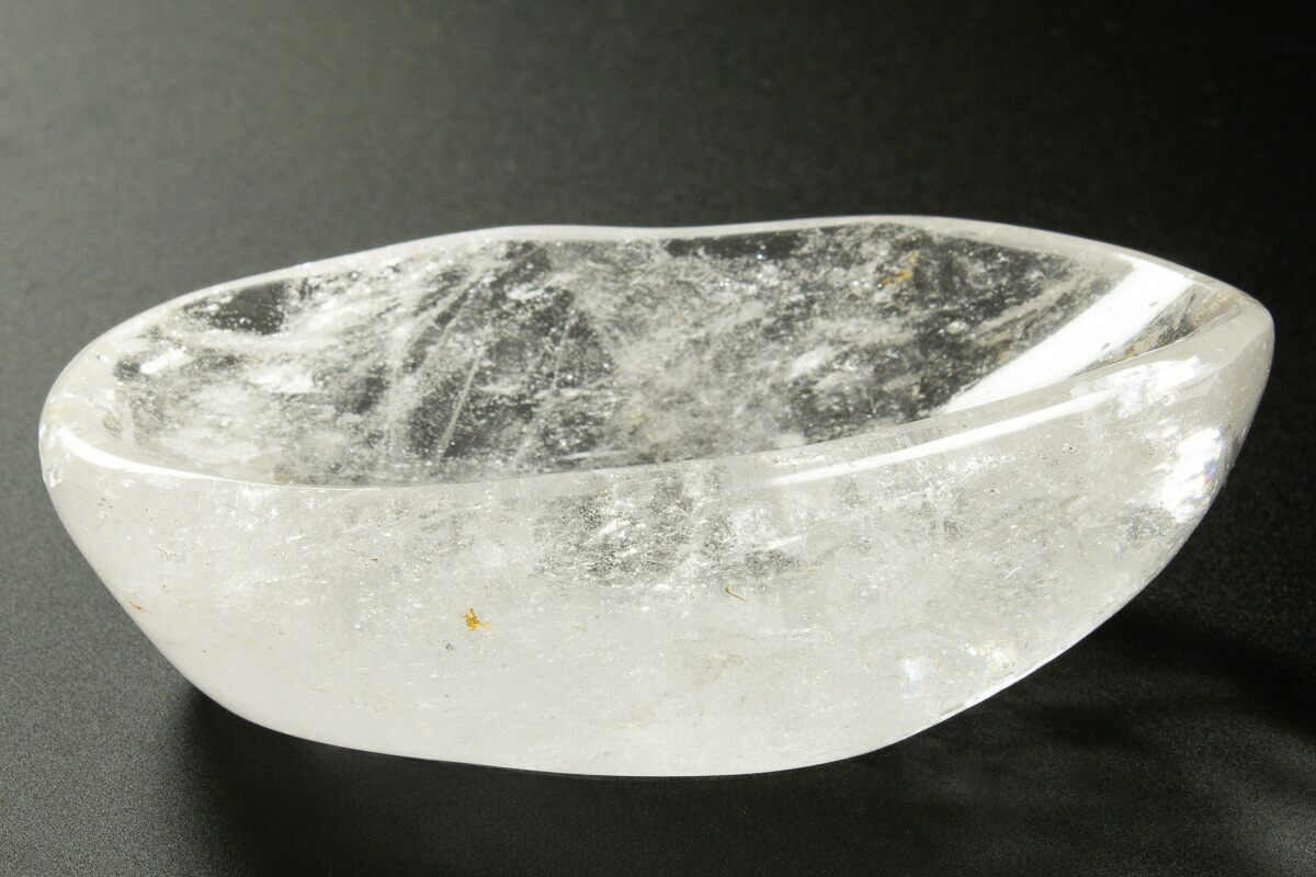 3.95" Polished Clear Quartz Dish - Madagascar (#336431) For Sale ...