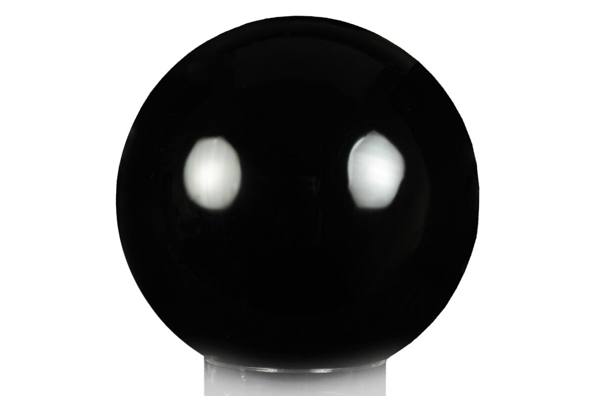5" Polished Black Obsidian Sphere - Mexico (#336676) For Sale ...