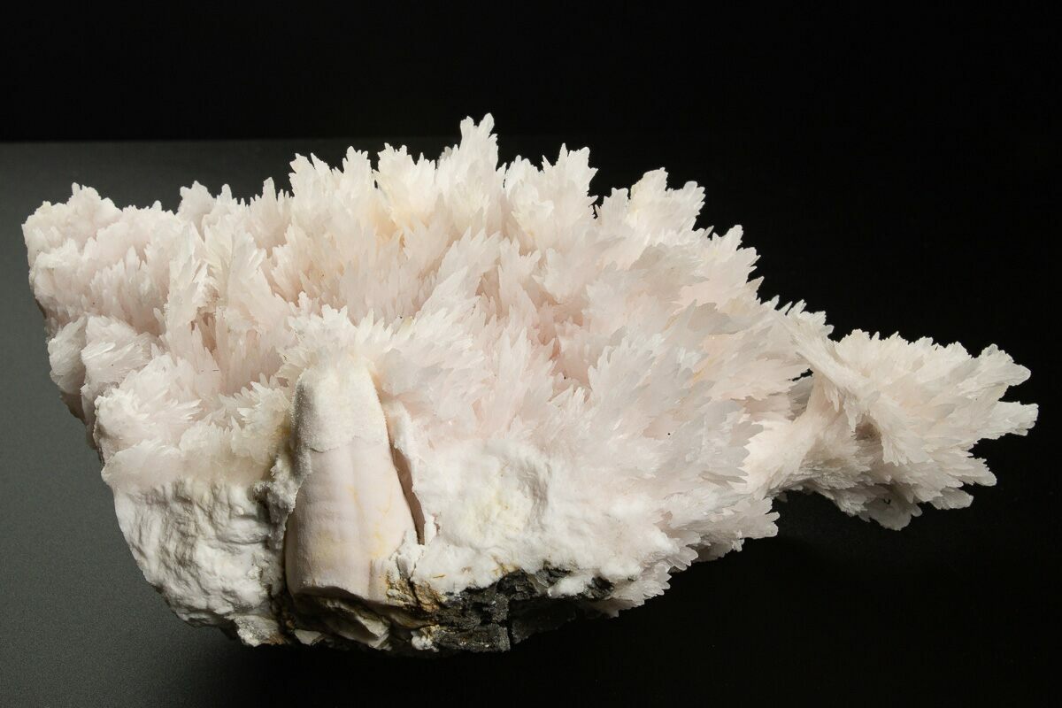 7.5" Pink Manganoan Calcite Crystal Cluster - Fluorescent! (#337390 ...