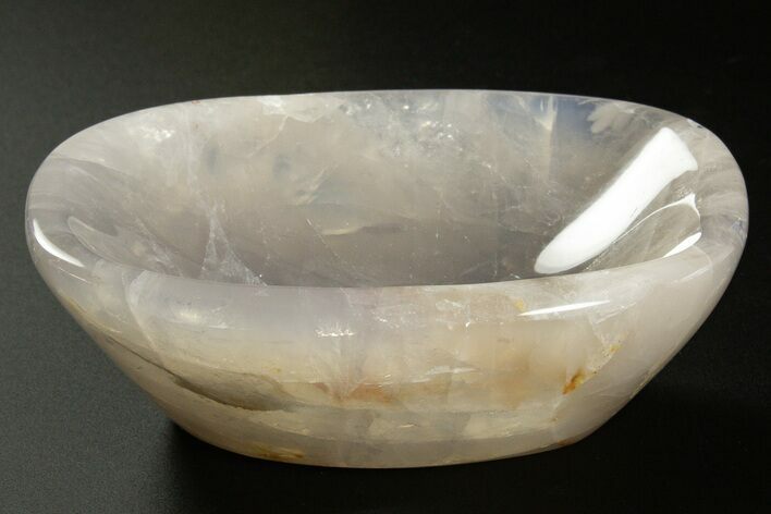 5" Polished Quartz Dish (#338451) For Sale - FossilEra.com