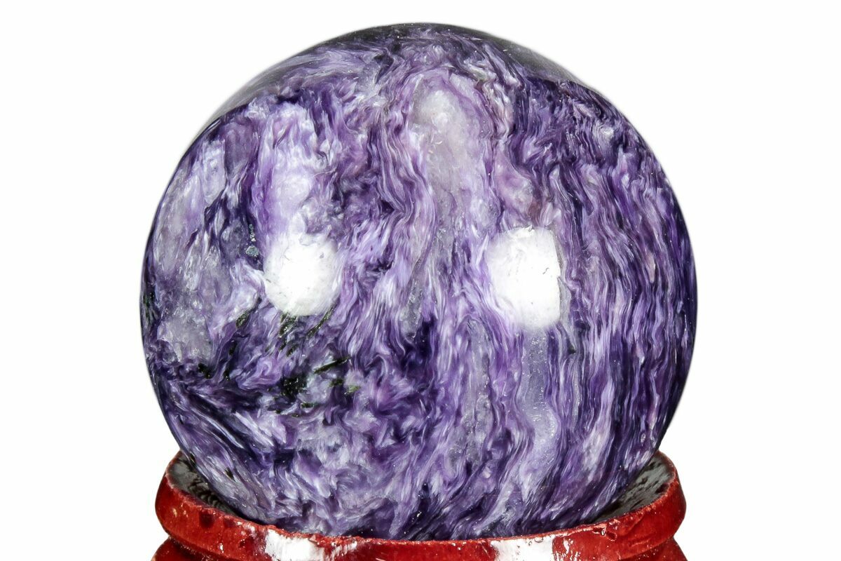 1.1" Polished Purple Charoite Sphere - Siberia (#337965) For Sale ...