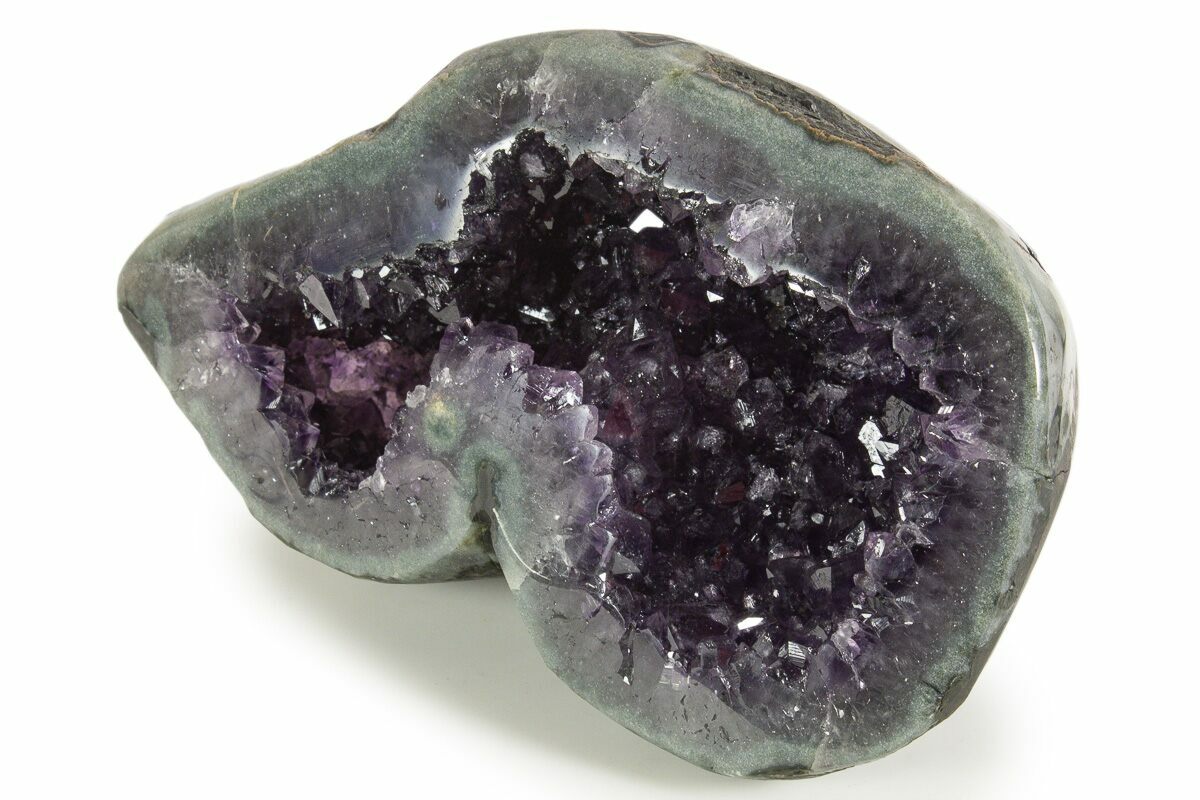 7.8" Sparkly Deep-Purple Amethyst Geode - Uruguay (#342712) For Sale ...