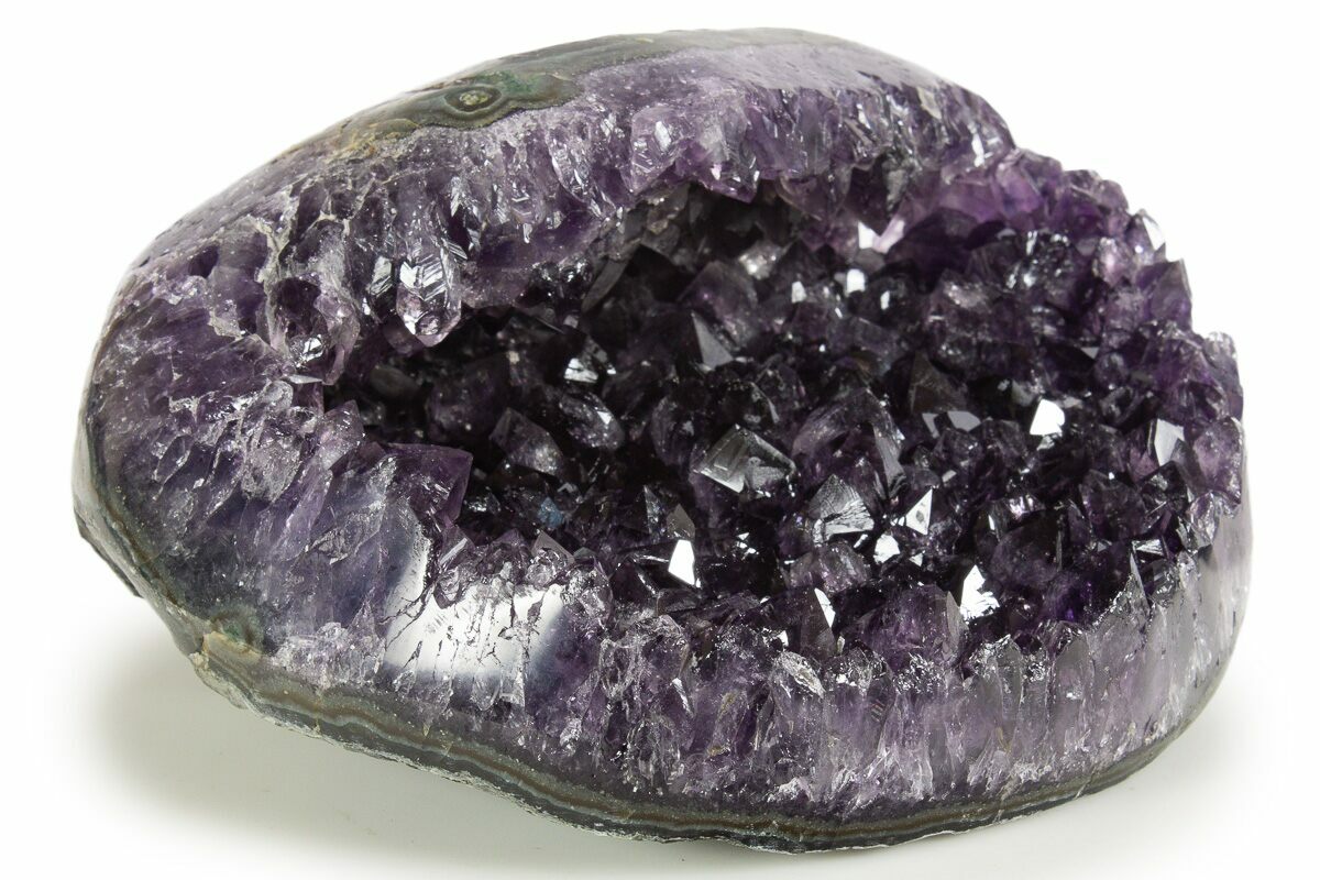 7" Brilliant Deep-Purple Amethyst Geode - Uruguay (#342724) For Sale ...