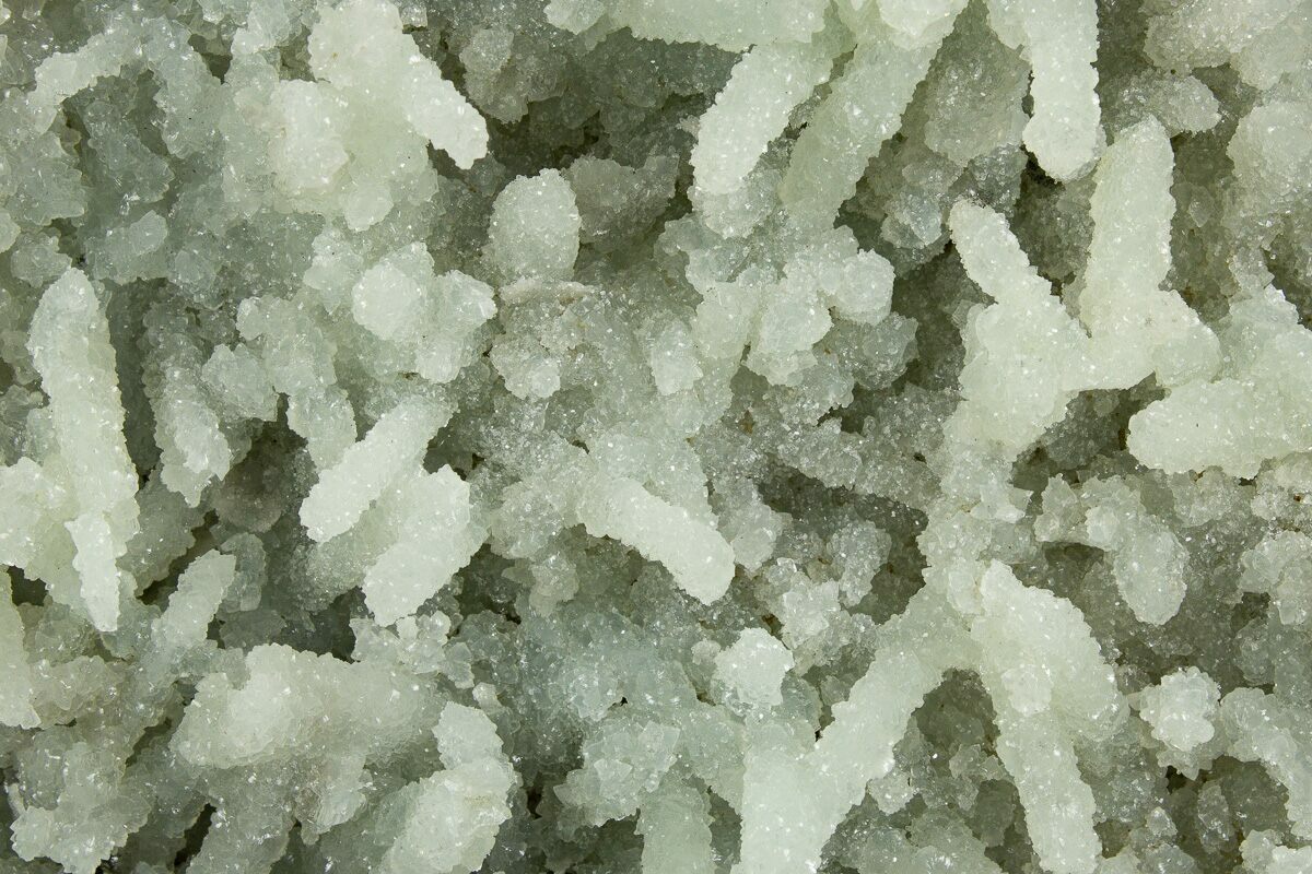 8.9" Sparkly Prehnite Pseudomorph After Laumontite - India (#343209 ...